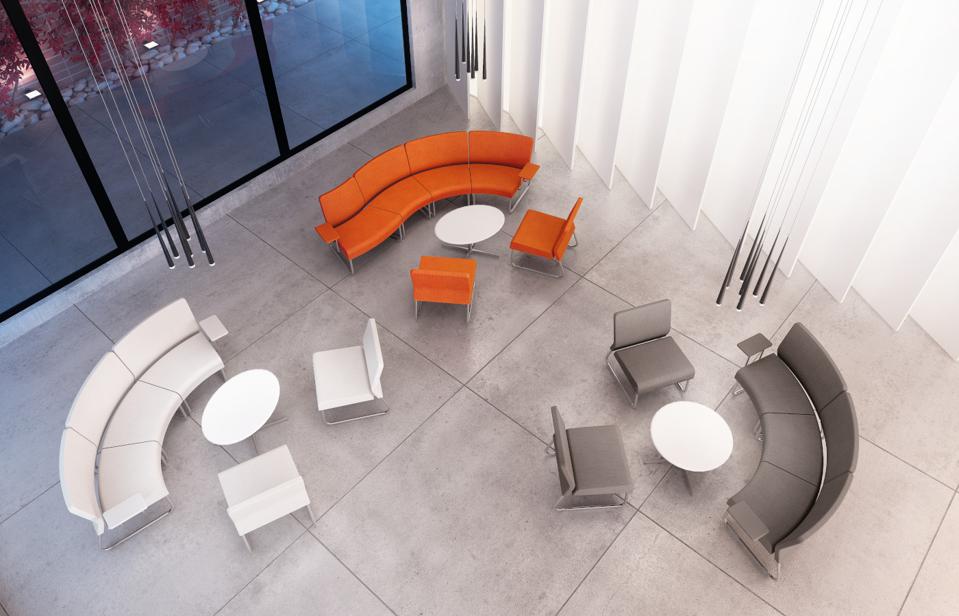 Slastic, kit for modular configurable soft seating from SbS srl